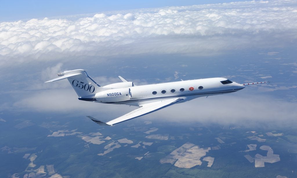 Gulfstream G500 Gets Double-Certified, on Track for 2018 Delivery ...