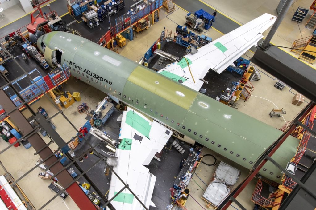 First Airbus ACJ320neo Business Jet Enters Final Assembly - Avionics ...