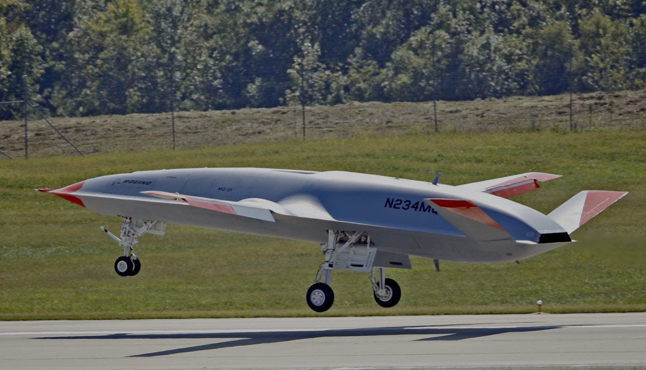 MQ-25 Unmanned Aerial Tanker Completes First Test Flight, Boeing Says ...
