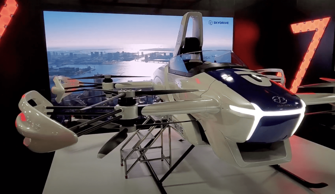 Ultra-Compact SkyDrive eVTOL Debuts at CES 2022 - Avionics International