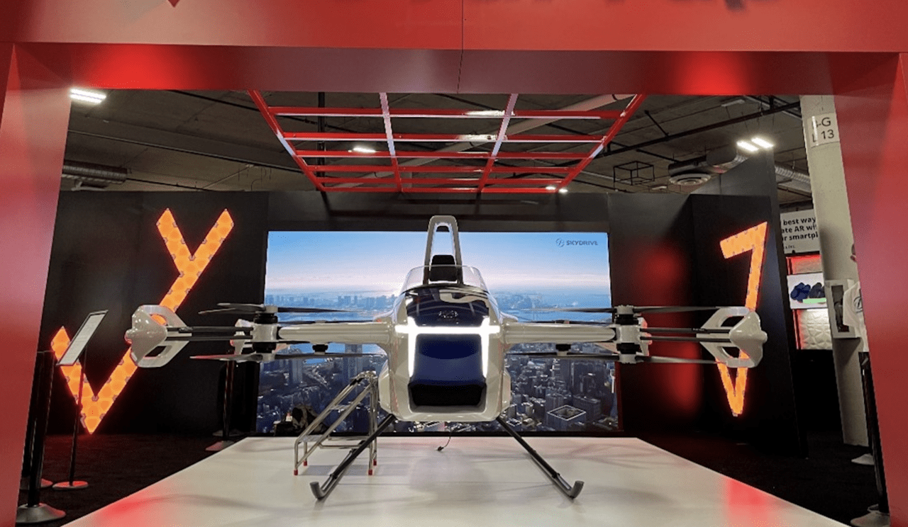 Ultra-Compact SkyDrive eVTOL Debuts at CES 2022 - Avionics International