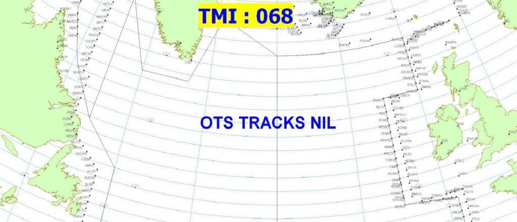 North Atlantic Track System Policy to Change Below 33,000 Feet Next ...